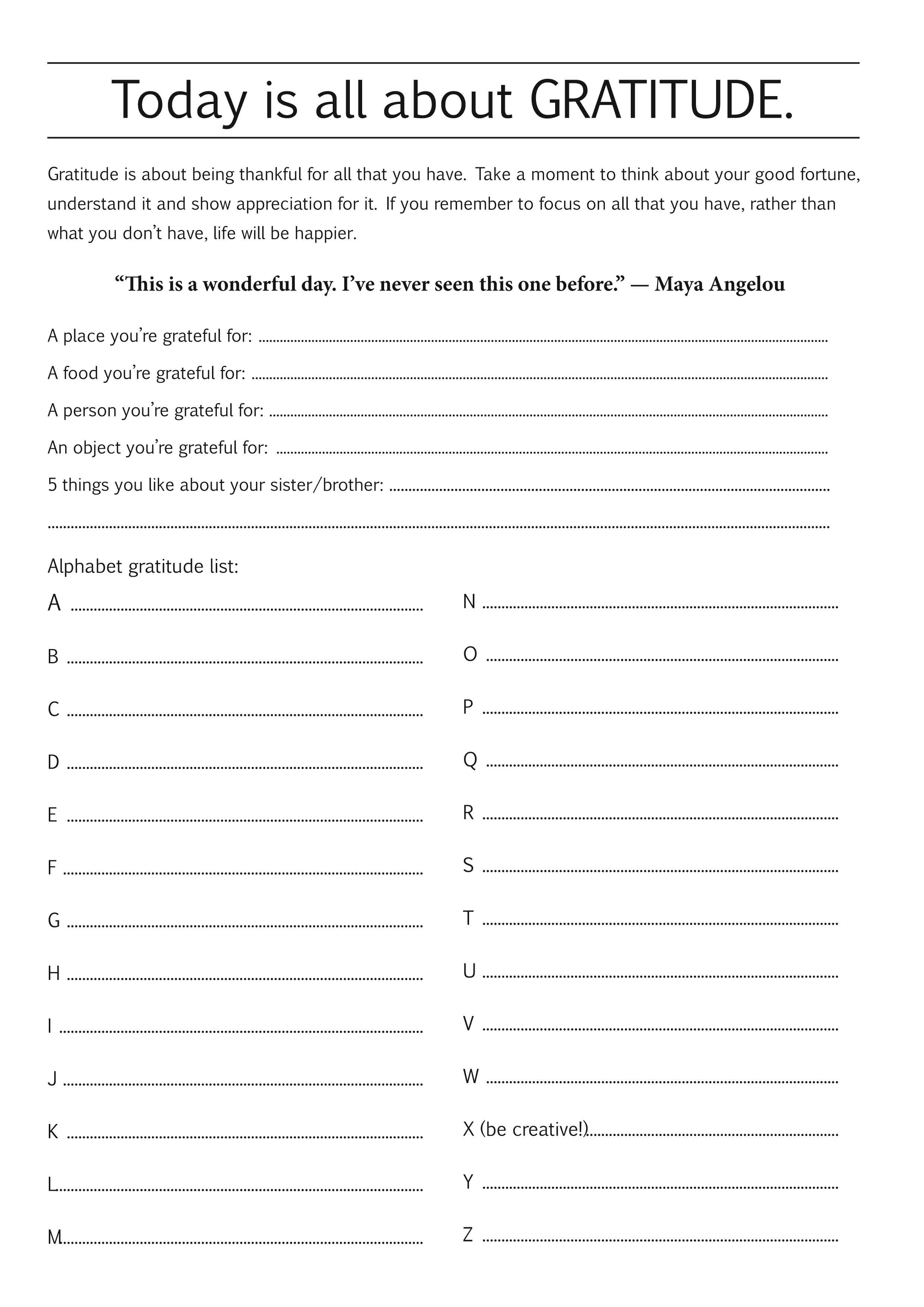 Teaching gratitude to teenagers | Vegie Smugglers